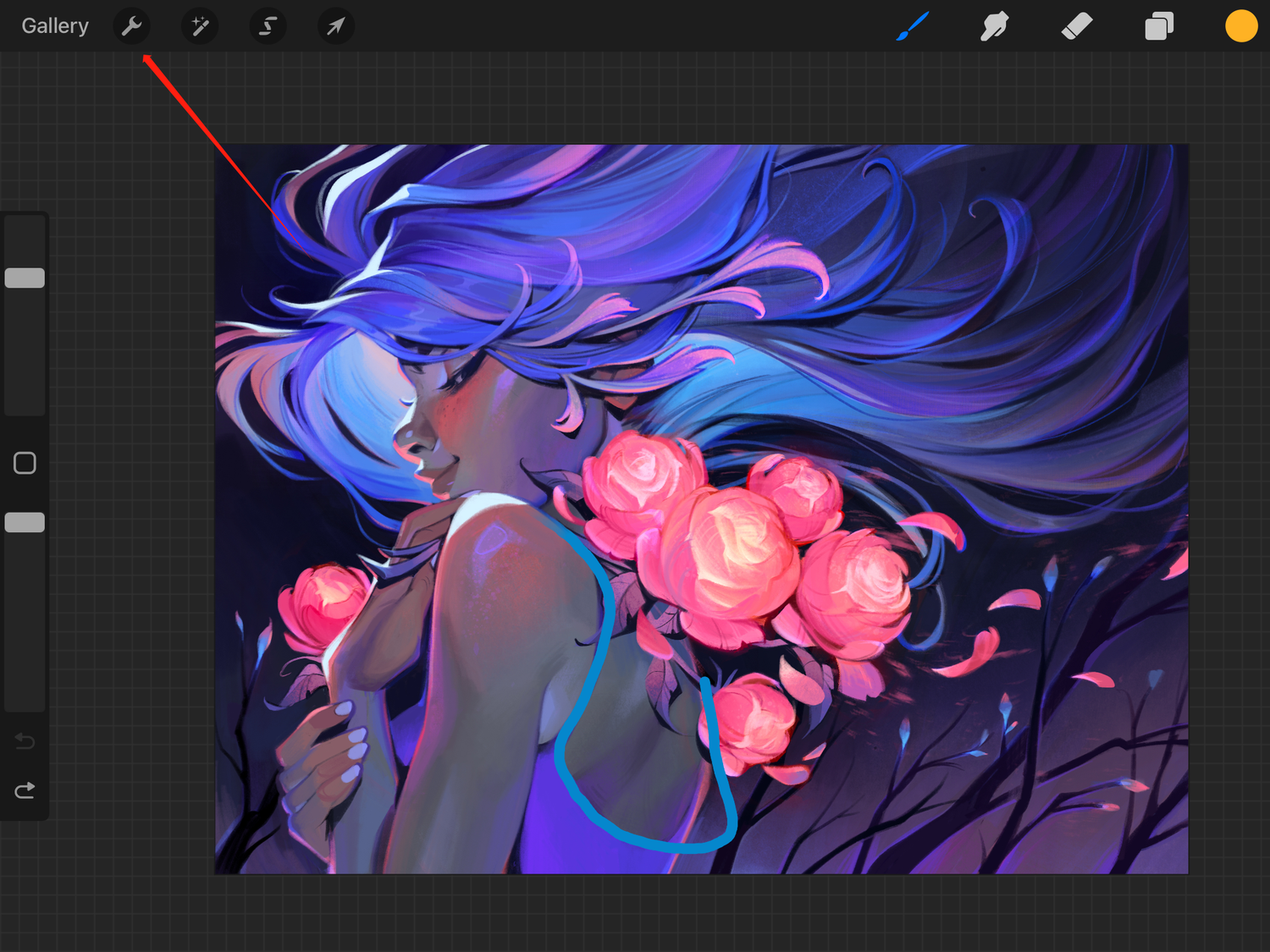 How to Access Quick Menu in Procreate – XENX