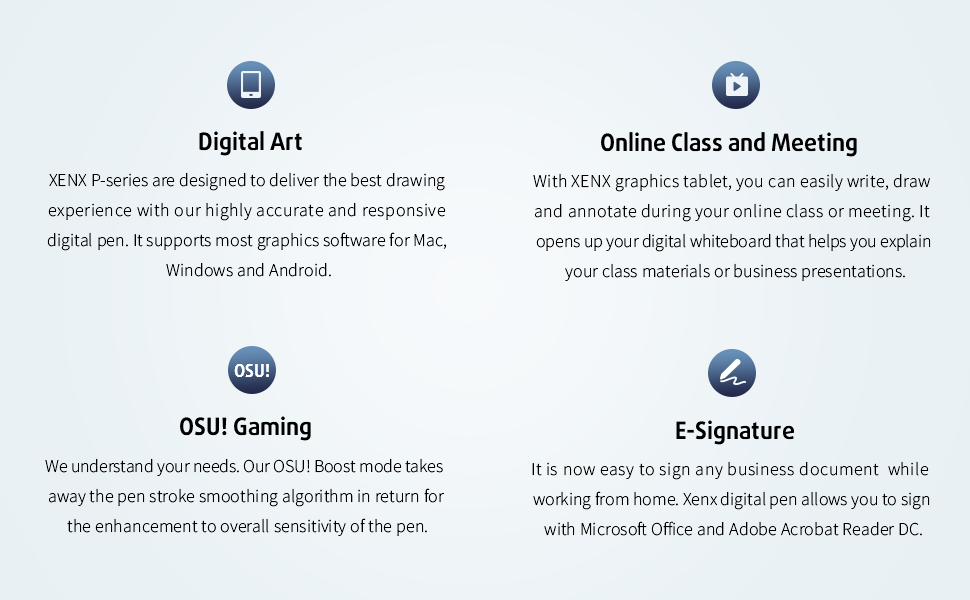 Xenx P3-1060B Graphic Tablet – XENX