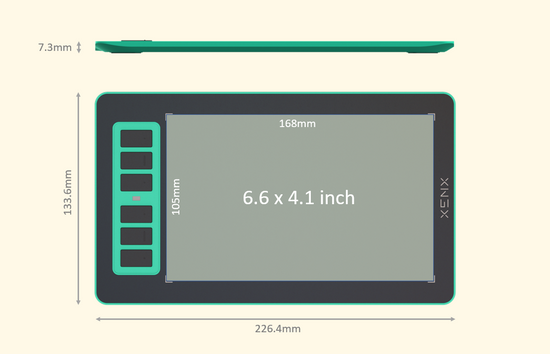 Xenx P1-640 Graphic Tablet – XENX
