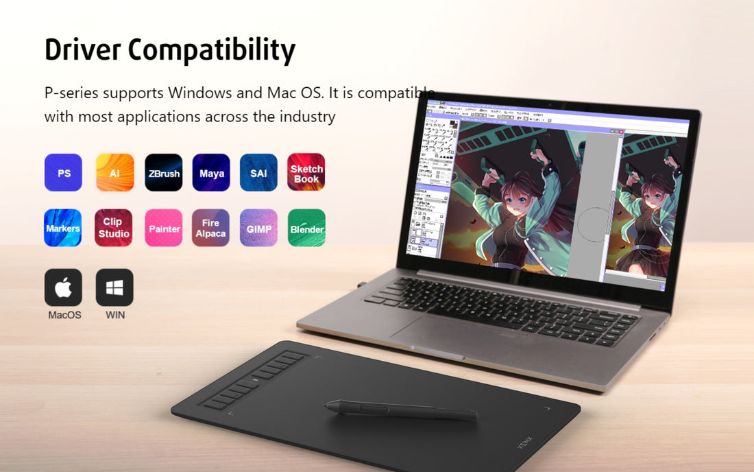 Xenx P3-1060B Graphic Tablet – XENX